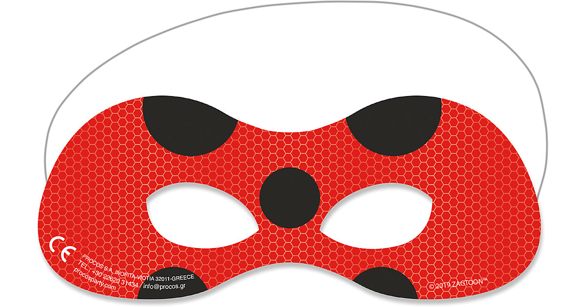 Парти маска Калинката и Черния Котарак - 1 бр | Partilino.com