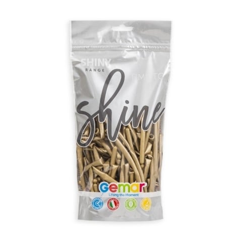 Моделиращ балон хром злато Shiny Gold Gemar DB4/88, пакет 100 броя ...