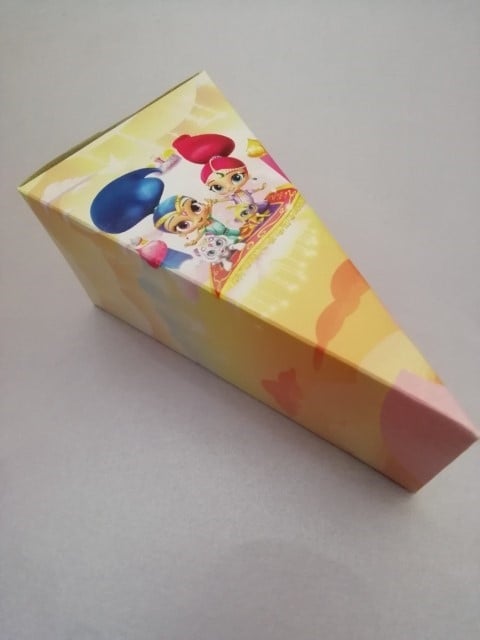 Картонено парче торта Искрица и Сияйница